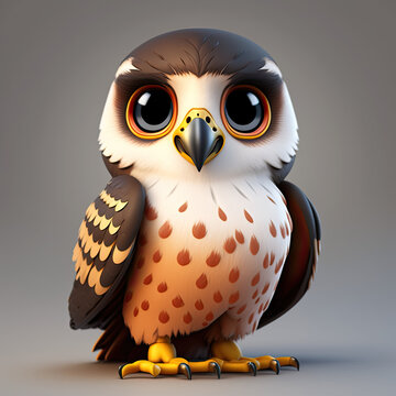 Falcon Cartoon Character