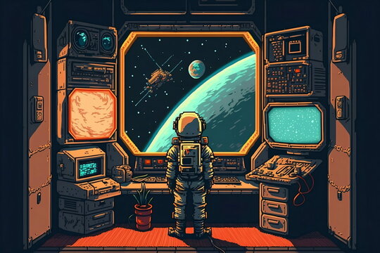 8 Bit Astronaut