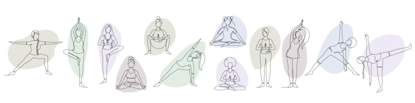 Yoga Pose Outline Images – Browse 20,252 Stock Photos, Vectors, and ...