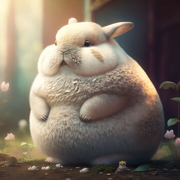 Cute Chubby Bunny