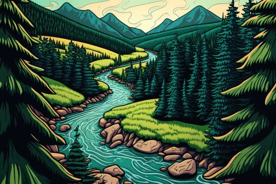 Green Mountain Landscape