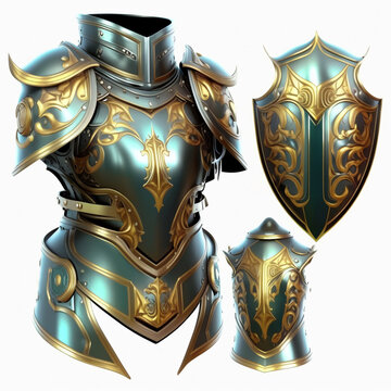 Plate Armour With Neck Guard