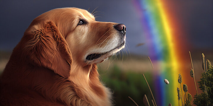 Rainbow Dog