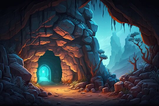 Cave Cartoon Images
