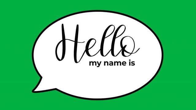 "Hello My Name Is" Images – Browse 639 Stock Photos, Vectors, and Video ...