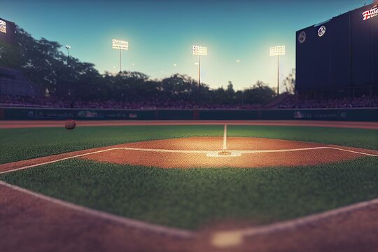 Softball Field Background