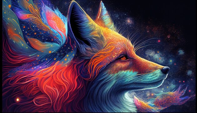 Tribal Fox Art