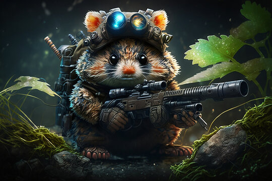 Hamsters With Guns