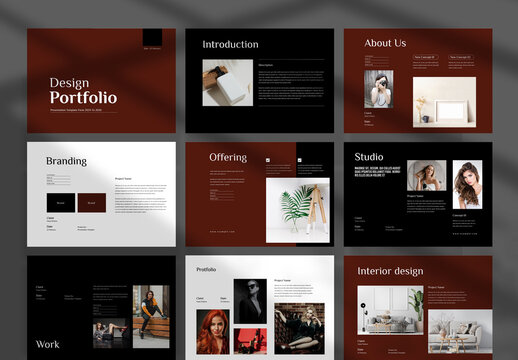 Indesign Presentation Templates Design Images – Browse 1,982 Stock ...