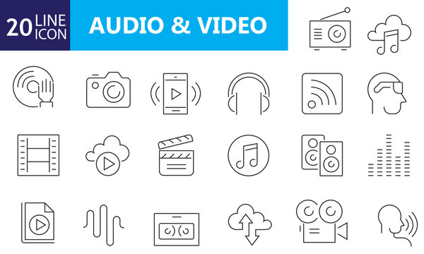 Audiovisual Icon Images – Browse 2,296 Stock Photos, Vectors, and Video ...