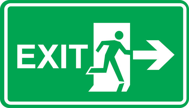 Exit Sign Green Images Browse 33 106 Stock Photos Vectors and Video Adobe Stock