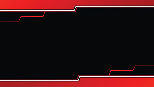 Red Vector Border