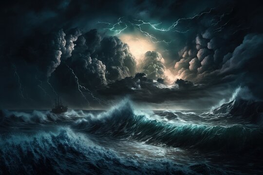 Violent Waves Wallpaper