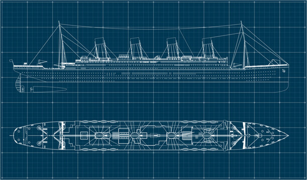 Titanic Sinking Diagram