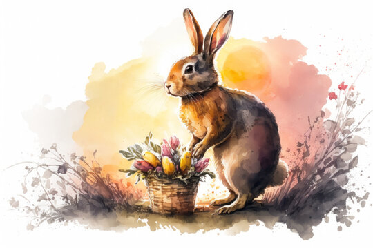 Spring Hare Sleeping