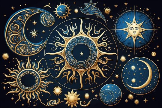 Blue Background Esoteric Images – Browse 34,571 Stock Photos, Vectors ...