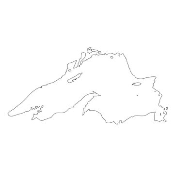 Lake Superior Map Outline
