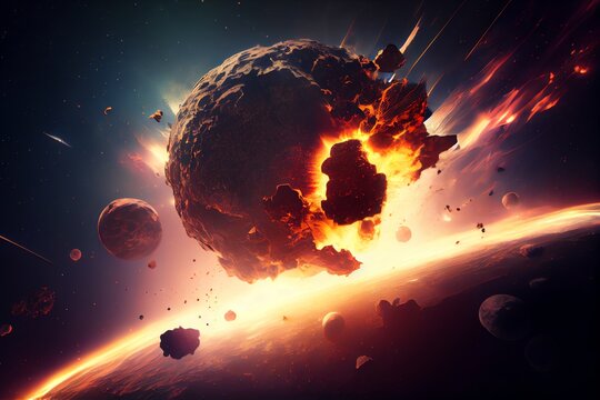Meteorite Impact Wallpaper