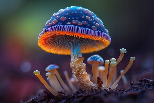 Colorful Real Mushrooms