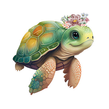 Baby Turtle Clip Art
