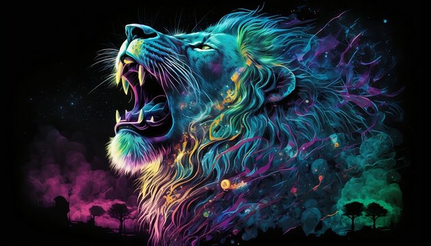 Roaring Lion Art
