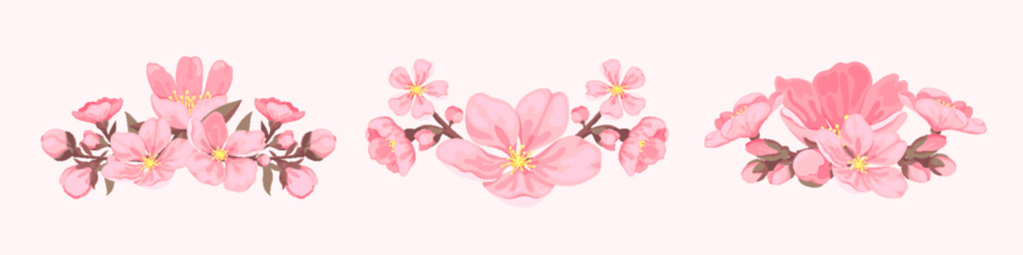 Cherry Blossom Corner Border Images – Browse 1,459 Stock Photos ...