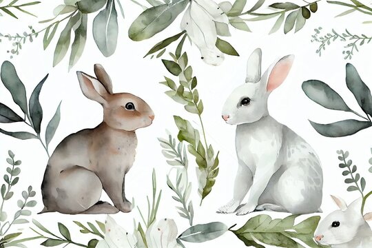 Seamless Rabbits Images – Browse 65,034 Stock Photos, Vectors, and ...