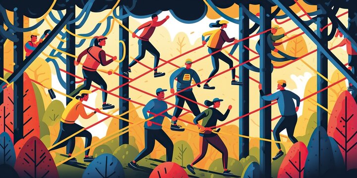 "Ropes Course" Images – Browse 3,396 Stock Photos, Vectors, and Video ...