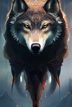 Courage Wolf Wallpaper