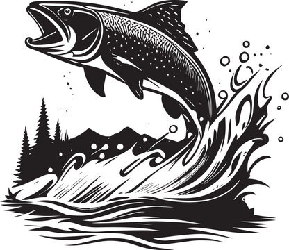 Salmon Fish Clip Art