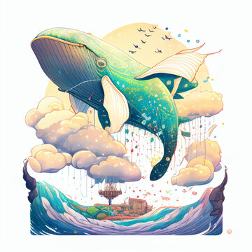 "Flying Whale" 影像 – 瀏覽 49 個素材庫相片、向量圖和影片 | Adobe Stock