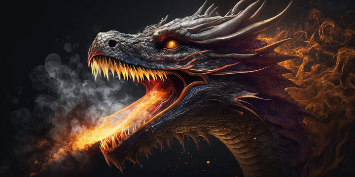 Red Dragon Breathing Fire Images – Browse 3,671 Stock Photos, Vectors ...