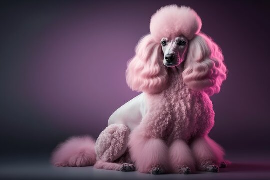 Pink Standard Poodle
