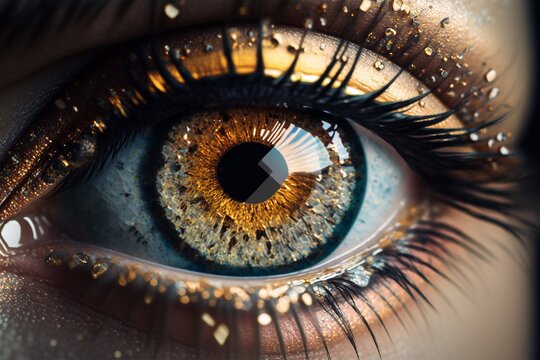 Golden Eyes Human