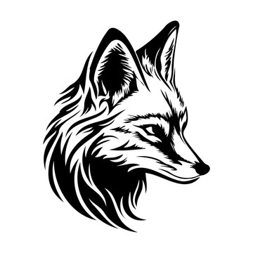 Fox Head Silhouette
