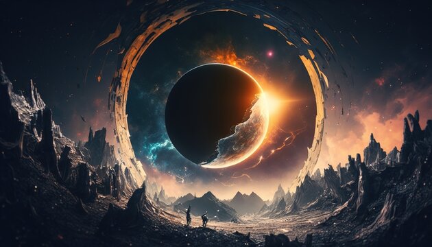 Real Solar Eclipse Wallpaper