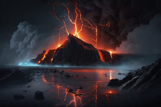 Volcanic Lightning 1920x1080