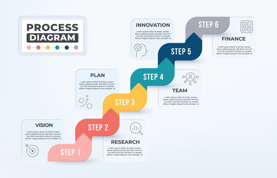 Process Diagram 6 Steps Images – Browse 147,517 Stock Photos, Vectors ...