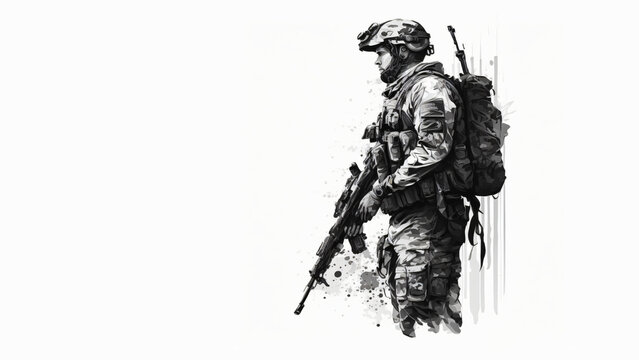 Soldier White Background Images – Browse 178,620 Stock Photos, Vectors ...