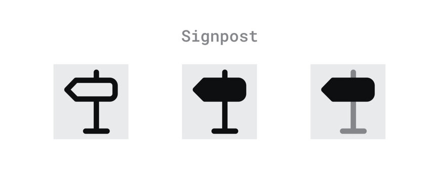 "Signpost Icon" Images – Browse 313 Stock Photos, Vectors, and Video ...