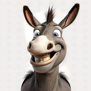 Donkey Smiling