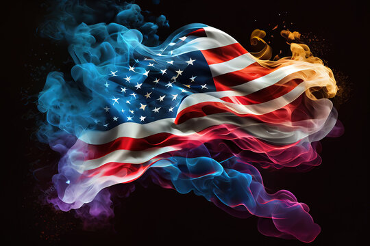 Usa Flag Black Background Images – Browse 44,336 Stock Photos, Vectors ...