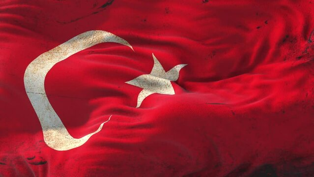 Turkey Flag Waving
