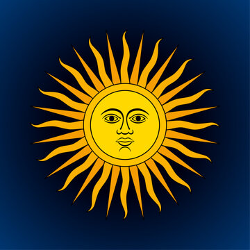 Argentine Flag Sun