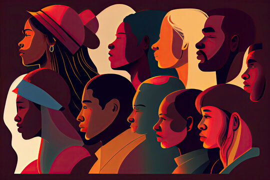 Diverse Crowd Clipart Images – Browse 408 Stock Photos, Vectors, and ...