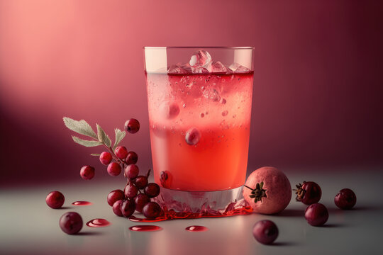 Tank Of Cranberry Juice