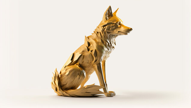 Real Golden Wolf