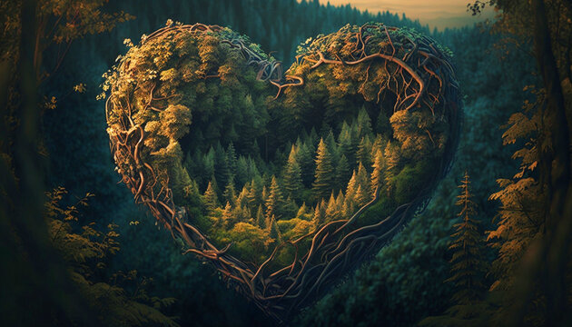 Wallpaper Of Nature With Love