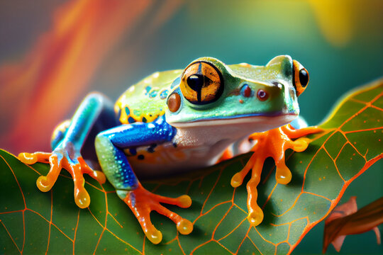 Colorful Tree Frogs Wallpapers