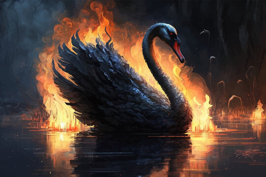 Swan Fantasy Art
